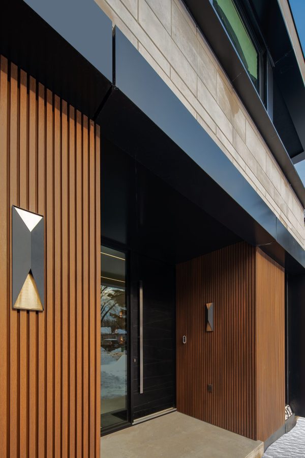 Hidden Garage Door Using Fluted Wall Siding ‹ NTW Canada